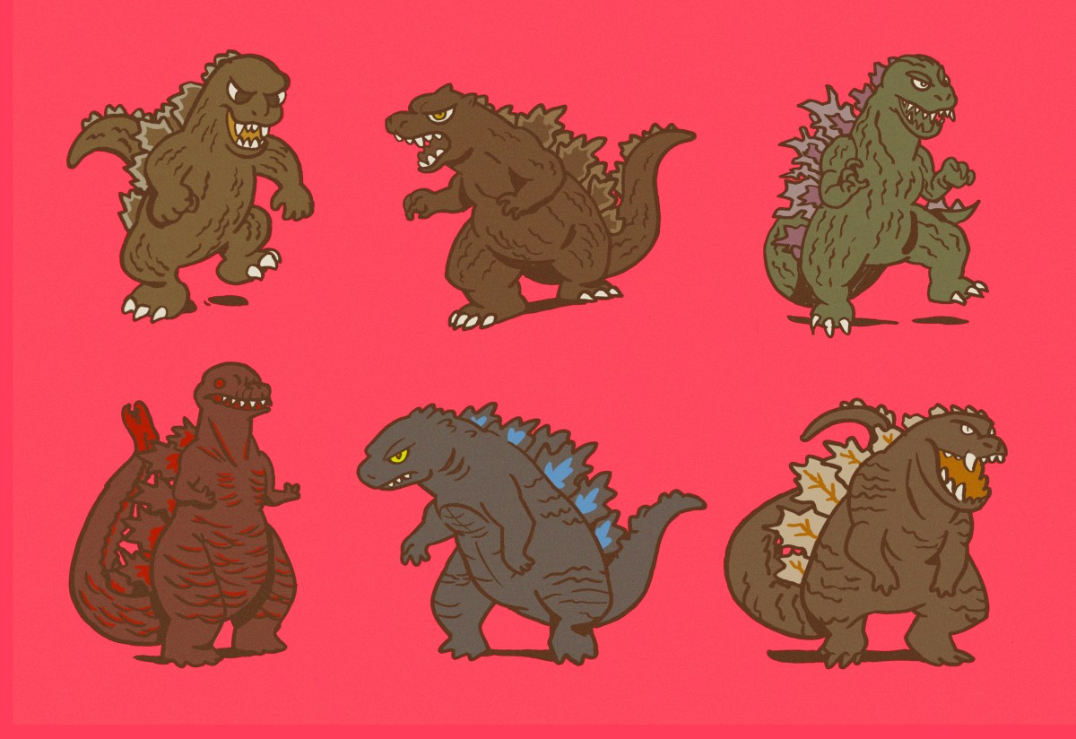 Godzilla – AFLETCH – Art of Alex Fletcher